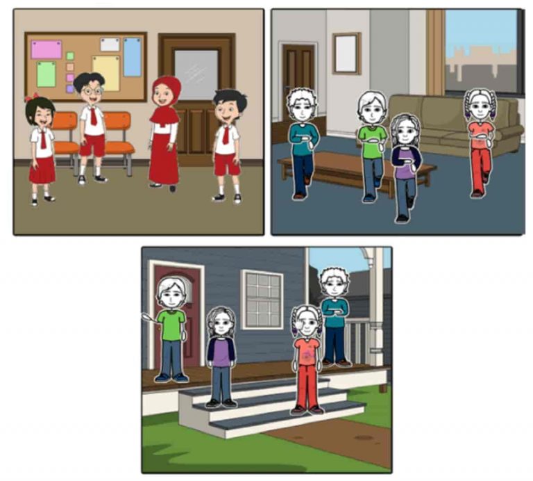 Contoh Sketsa Gambar Berdasarkan Naskah atau Storyboard Beserta ...